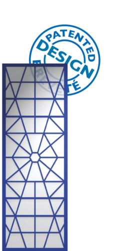 New patented "Spiderplate"® mesh support - Faivre